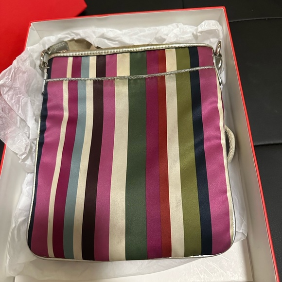 Coach | Bags | Coach Legacy North South Multicolor Strip Crossbody ...
